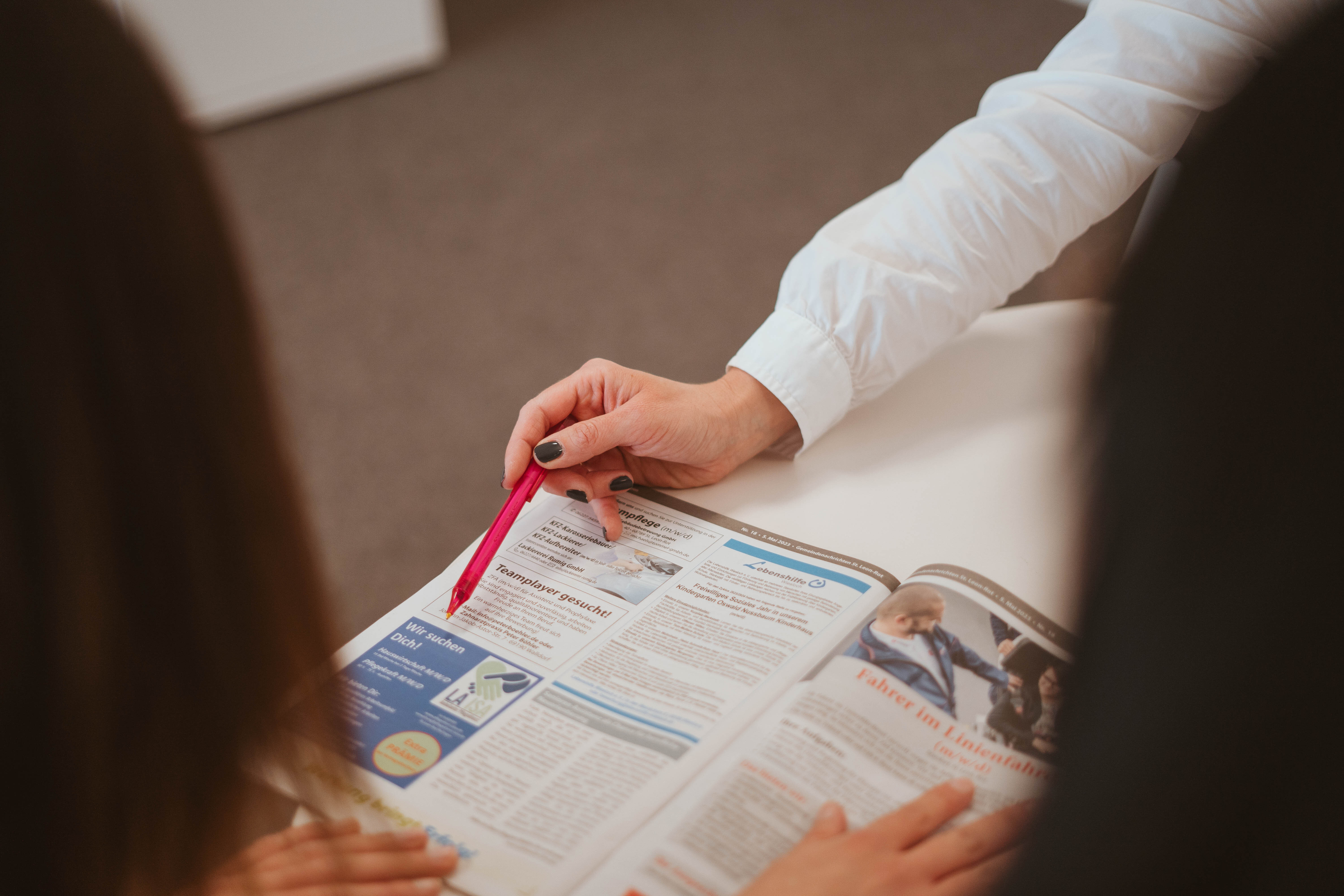 Anzeigen aufgeben | Nussbaum Medien